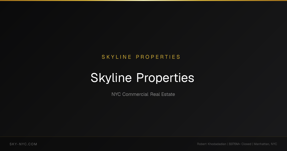 Cap Rate Analysis for NYC Commercial | Skyline Properties